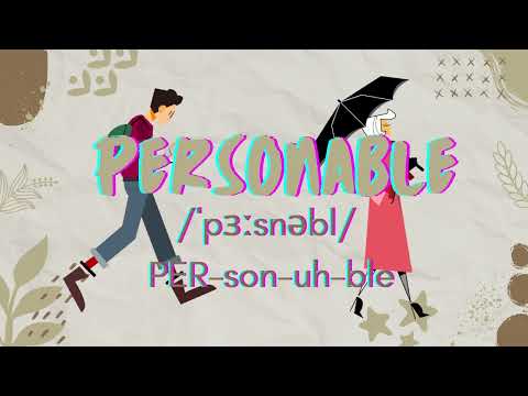 How to pronounce Personable? - Positive personality types in British English