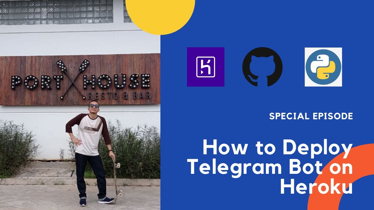 How to Deploy Telegram Bot or Python App to Heroku with GitHub Connect