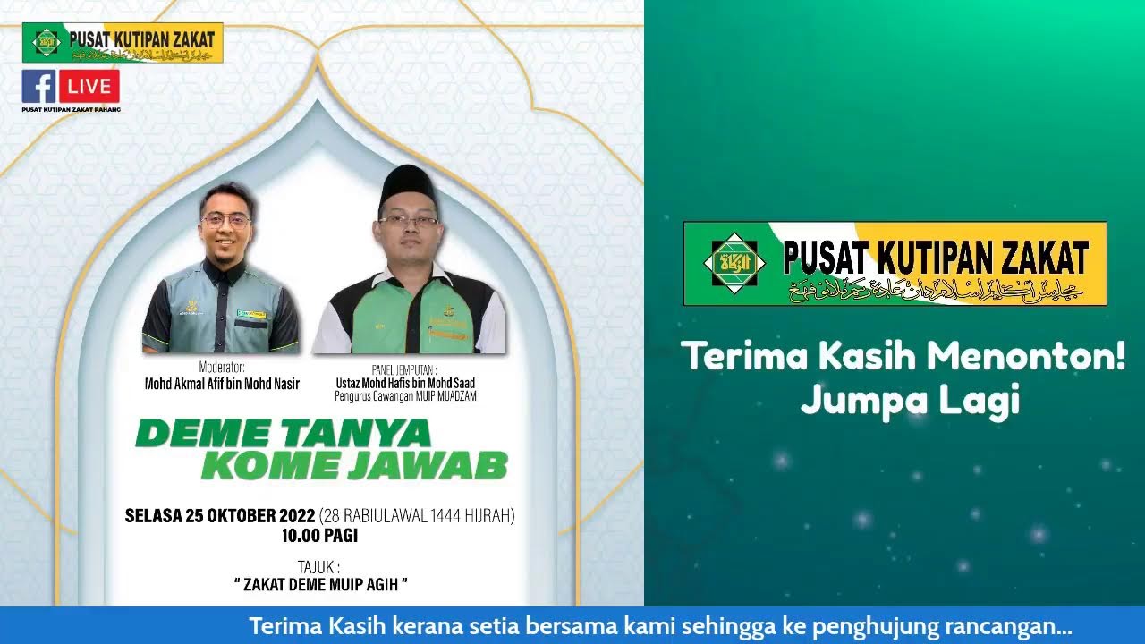 DTKJ: Zakat Anda, Muip Agih