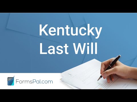 Kentucky Last Will and Testament - GUIDE