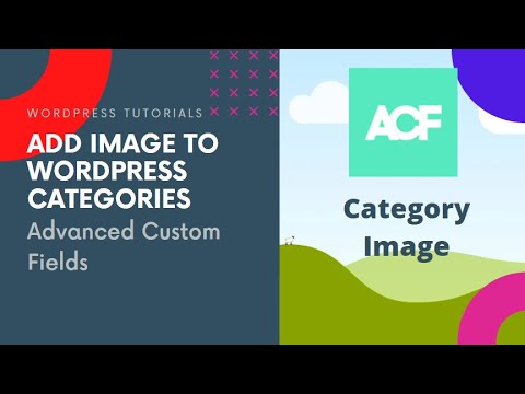 How to add featured Image to Category using Advanced Custom Fields ACF