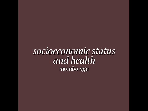 Area of Specialization: SES and Health