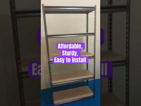 Sturdy & Affordable Steel Shelving Unit for Your Kitchen | Easy Installation