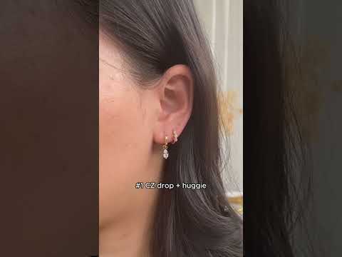 3 ways of styling a double ear-lobe 🔥