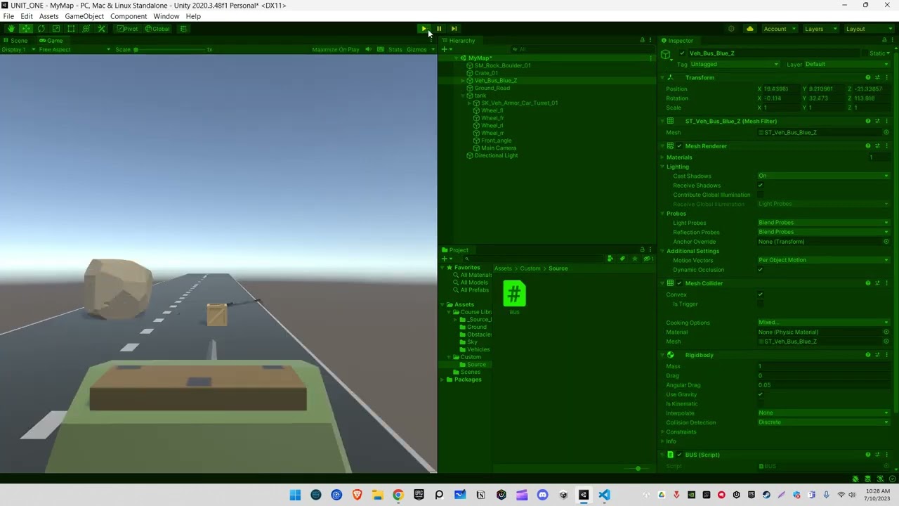 Unity Junior Programmer Unit One Tutorial[depreciated]