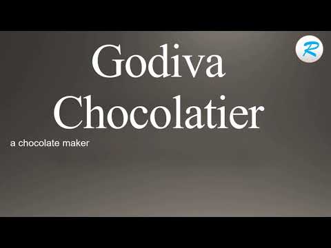 How to pronounce Godiva Chocolatier