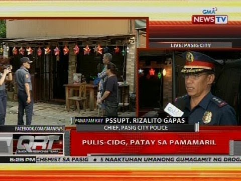 Panayam kay PSSupt. Rizalito Gapas, chief, Pasig City Police