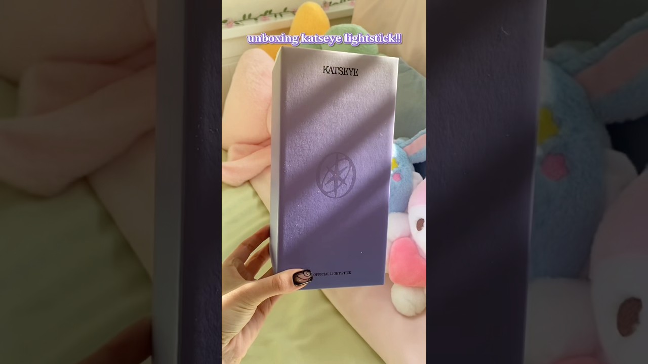 Unboxing katseye official lightstick #katseye #unboxing #trending #kpop #korea #shopping #shorts