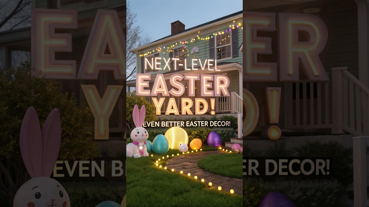 Next-Level Outdoor Easter Decor Ideas 🐰 | Stunning Easter Yard & Porch Decorations 2025