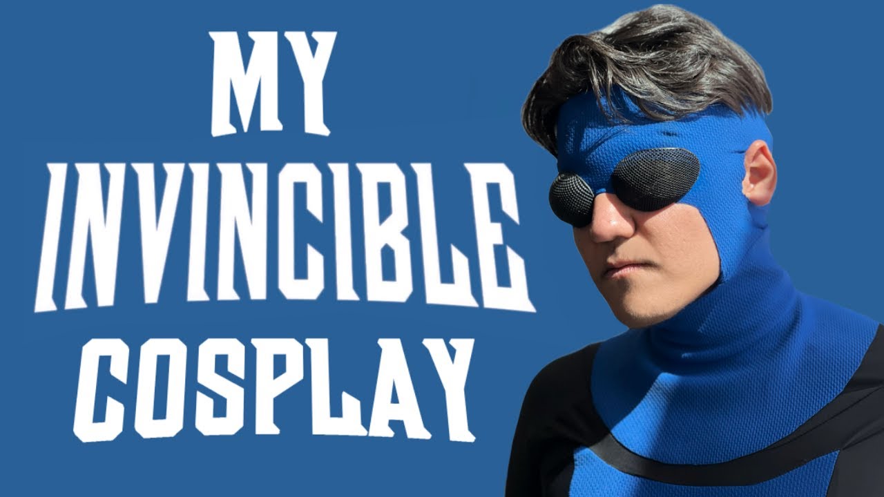 My Invincible Black and Blue Suit Cosplay