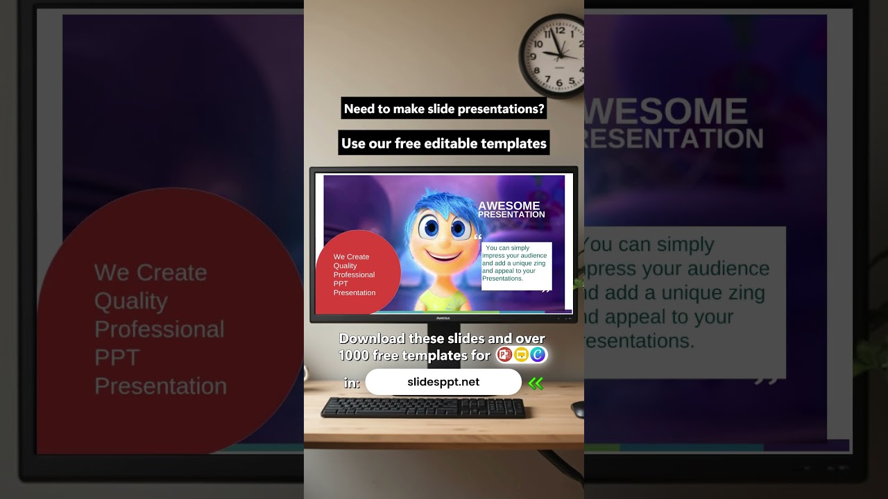 Free Inside out Template for PPT, Canva & Google Slides #insideout  #presentation