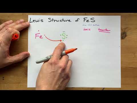Lewis Structure of FeS (iron (II) sulfide)