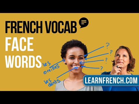 Basic French Vocabulary: 'FACE' Words (Le Visage)