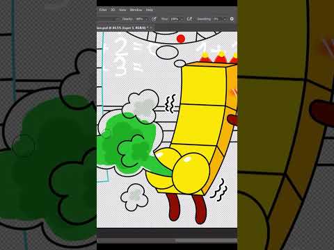 Numberblocks 3, Please Don't Fart in Class #numberblocks #coloringstory #fanmade #shorts #drawing