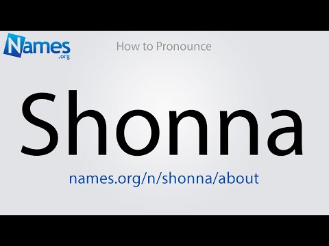 How to Pronounce Shonna