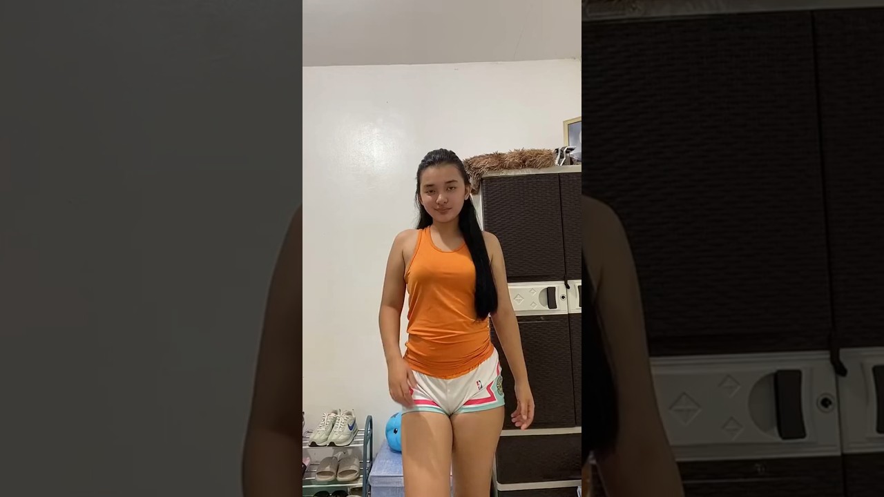 Pinay camel toe dance on TikTok #shortpants #pretty #cameltoe