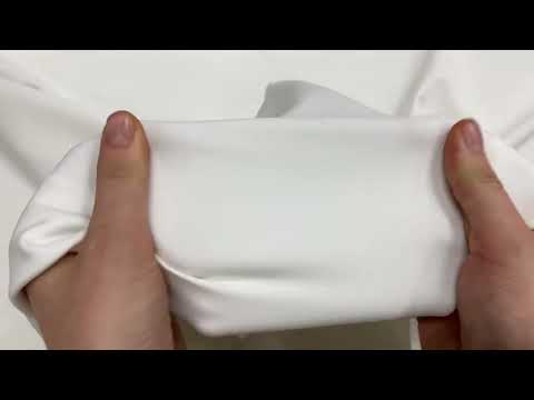 Carvico Bonded Matte Spandex- Snowy Owl White #13333