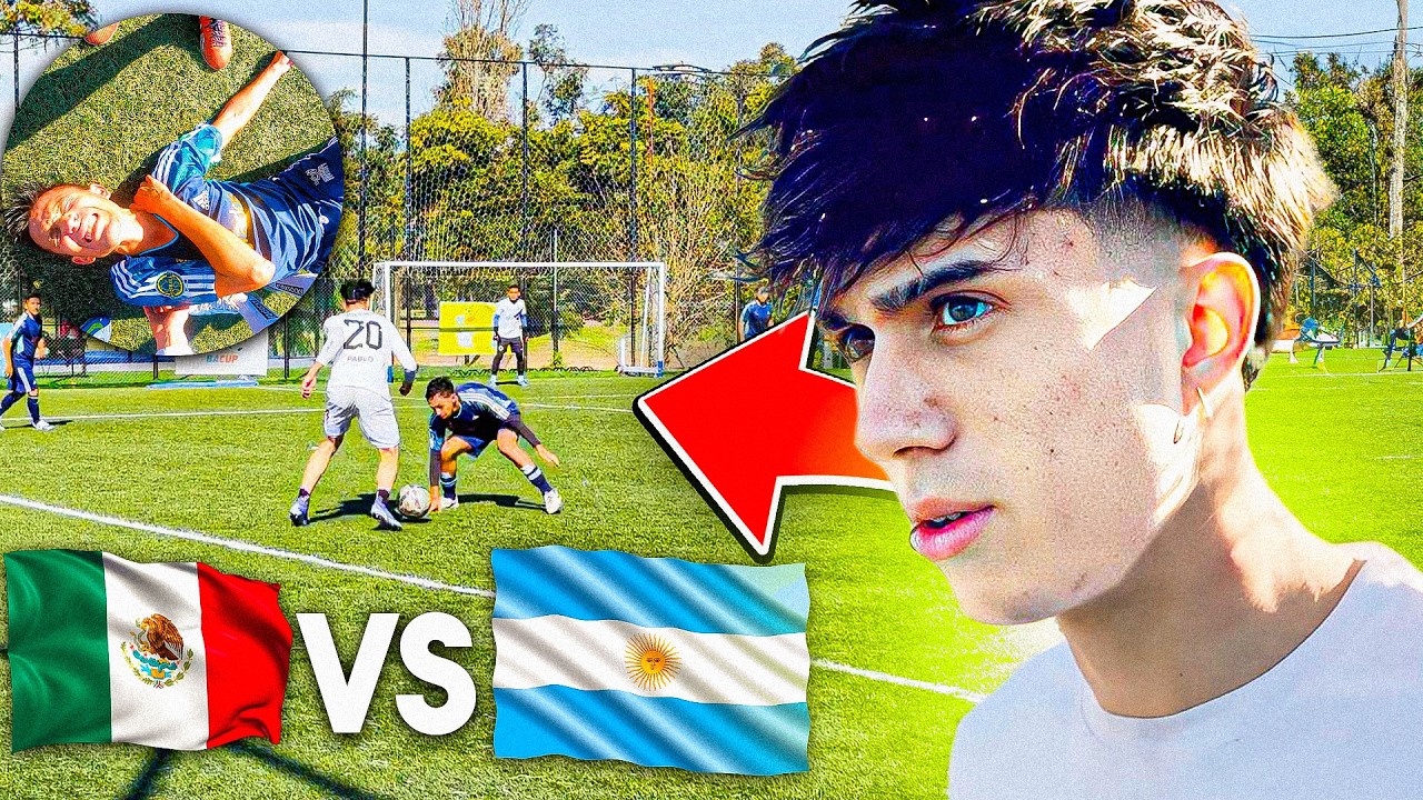 FIRST PERSON MATCH against the MEXICO National Team ⚽