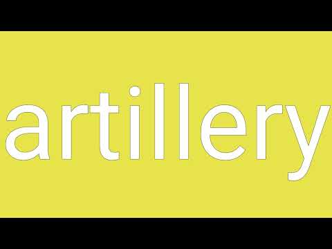 Artillery Definition & Meaning