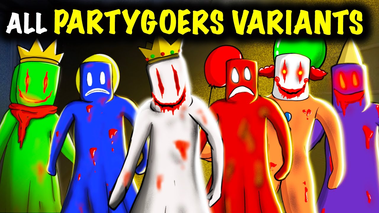 All PARTYGOER Variants In One Frame | The Backrooms