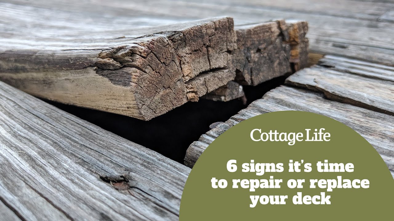 6 signs it's time to repair or replace your deck