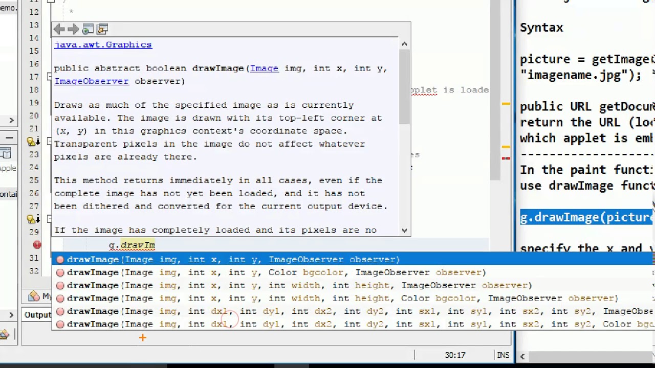 Add Image in Applet Java NetBeans