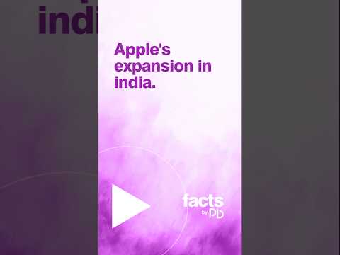 Apple's expansion in India | Facts by PB #facts #factsbypb #apple #india #appleindia #applefacts