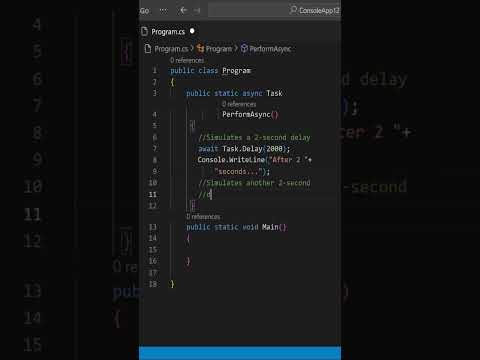 C# Tips: Using Async/Await with Task.Delay