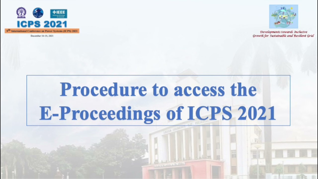 ICPS 2021 | VIRTUAL TOUR