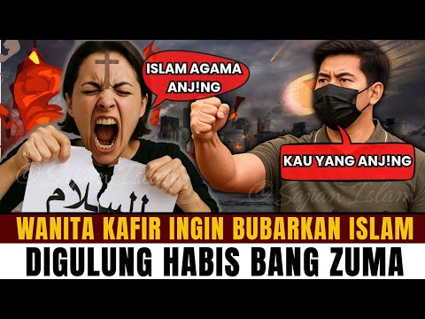 GEGHEER‼️WANITA KAFIR INGIN BUBARKAN ISLAM_Langsung Digulung Habis Bang zuma