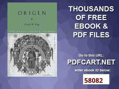 Origen The Early Church Fathers