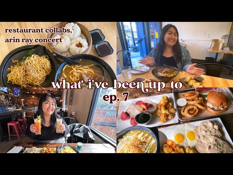 What I've Been Up To | Restaurant Collabs, Arin Ray Concert 🍜🍳🎵