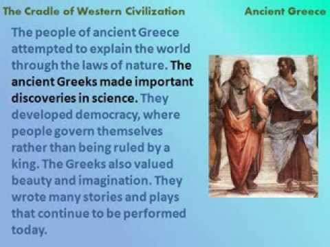 Ancient Greece: The Cradle of Western Civilization - reading lesson for kids