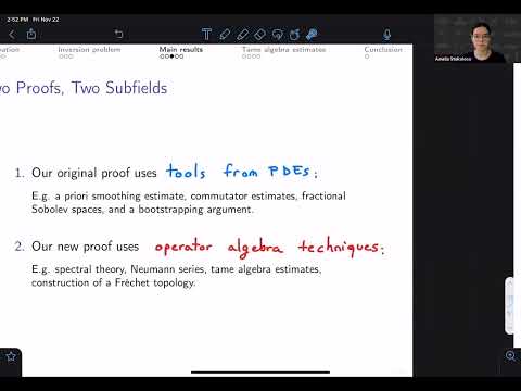 Amelia Stokolosa (UW-Madison) 2024 - Inverses and Tame Algebra Estimates for Product & Flag Kernels