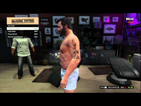 Steam Community :: Video :: GTA V | Misc | Purchasing Tattoos | Michael ...