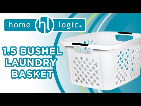 Home Logic® 1.5 Bushel Plastic Laundry Basket - Product Video