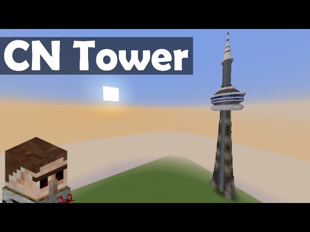 CN Tower build [With Time Lapse] Minecraft Map
