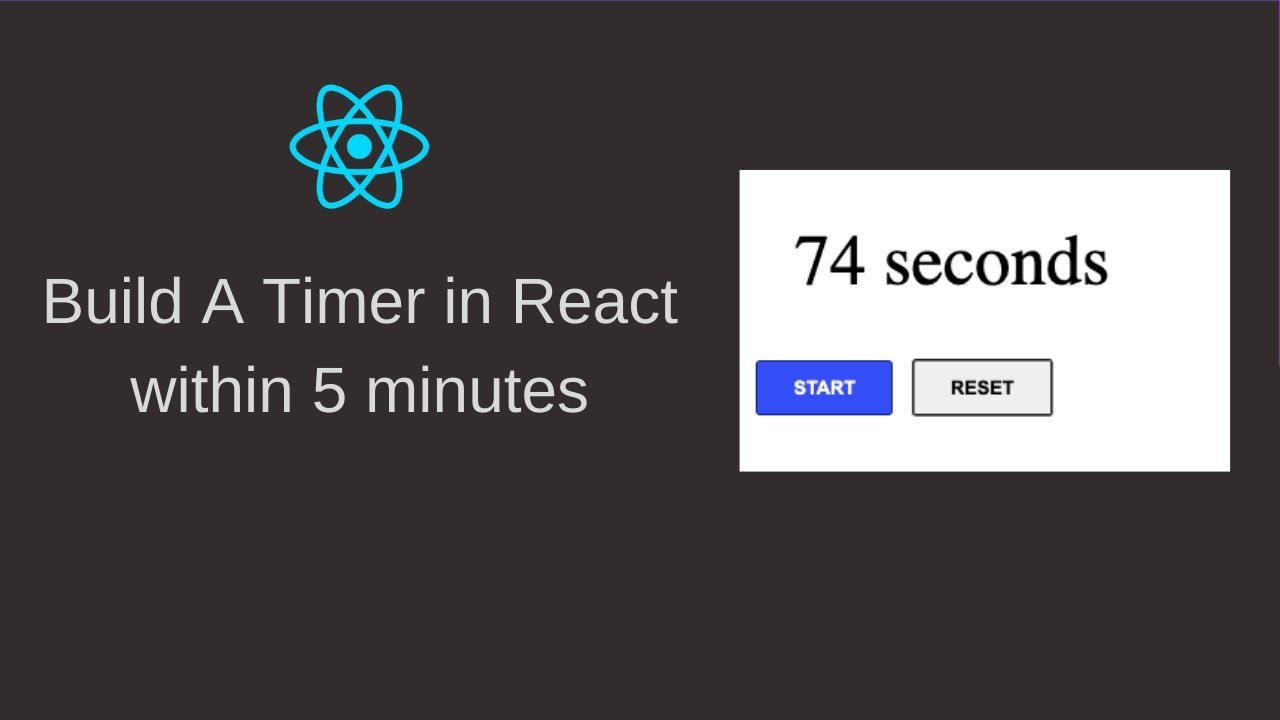 Build Timer in 5 mins with React