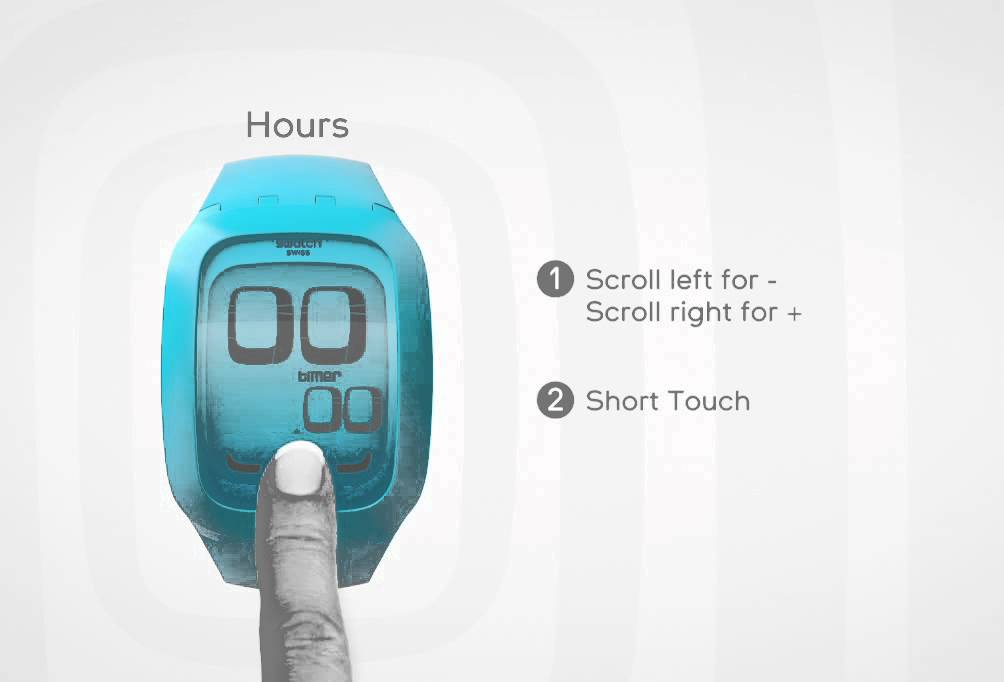 Swatch Touch: User Manual Timer Function