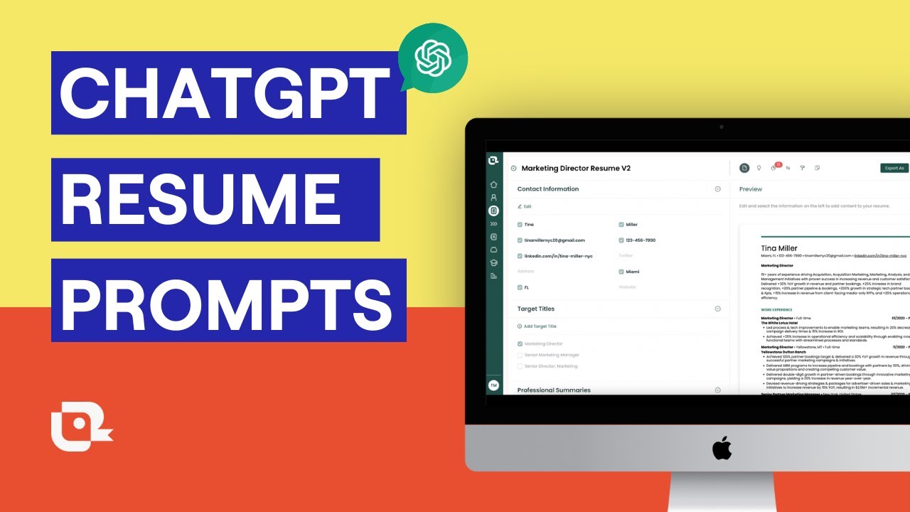 Enhance Your Resume with These 21 ChatGPT Prompt Ideas | Galaxy.ai