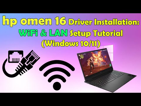 Fix Network Issues on HP Omen 16 – Download & Install WiFi/LAN Drivers