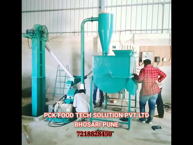 Makka Bharda Machine - New Developed Makka Bharda Semi- Automatic Plant ...