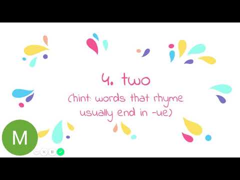 rhyming Google Slides
