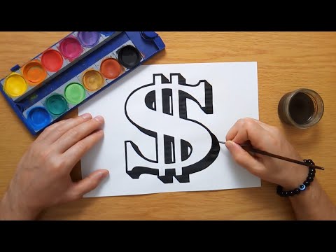 How to draw a pretty dollar sign 💲
