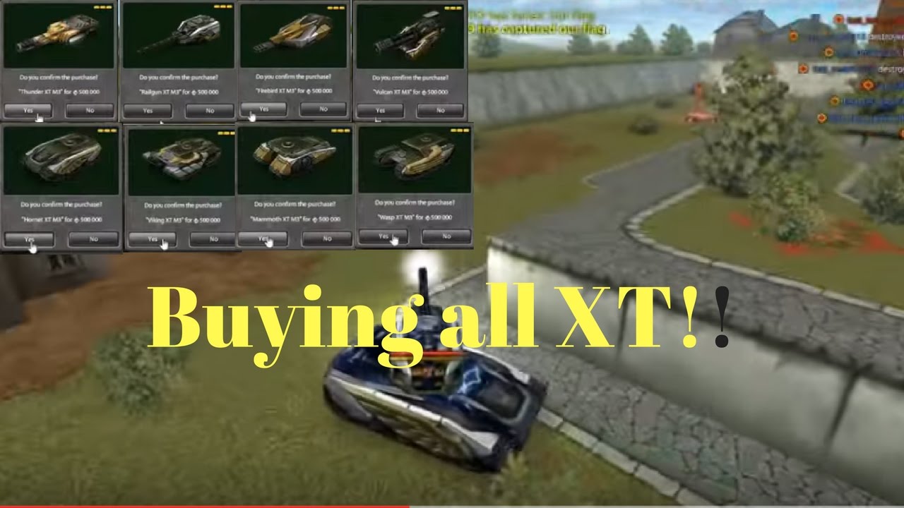 Testserver | Buying all XT!!! adding crystals, adding score, adding premium!!