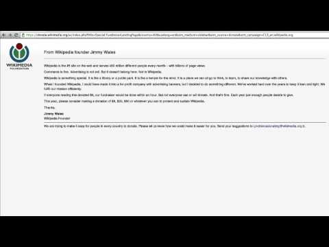 DONATE TO WIKIPEDIA!