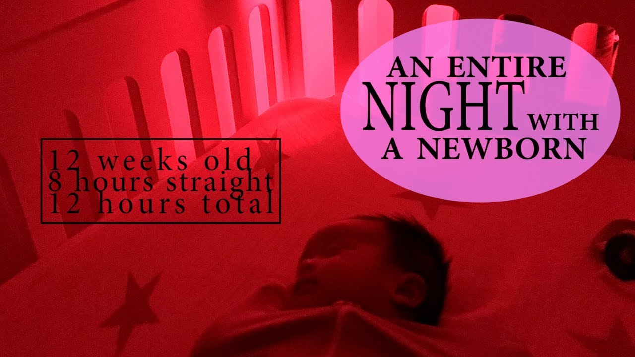 Newborn Sleep Training and Night Routine | 12 week old sleeps through the night (Philippines 2019)