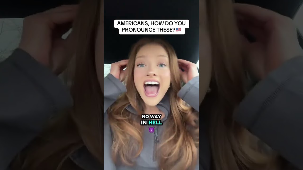 AMERICANS HOW DO YOU PRONOUNCE THESE WORDS? #american #uk