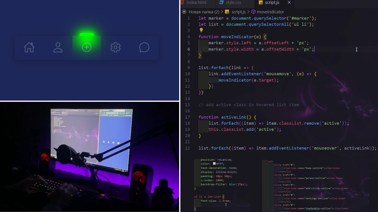 ASMR Programming - Coding Magic Menu Indicator - No Talking