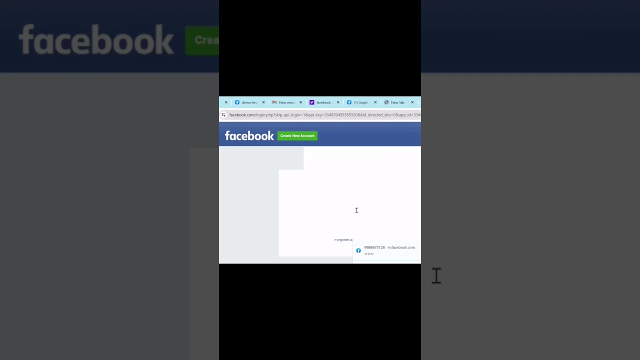 Facebook GraphAPI: Facebook Login with sdk #facebooklogin #python